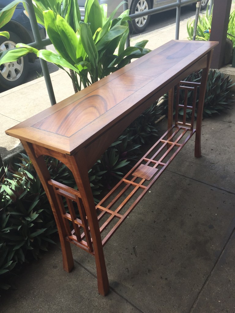 Side and Entry Tables – Ainakoa Wood Company